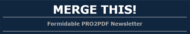 Home - Formidable PRO2PDF